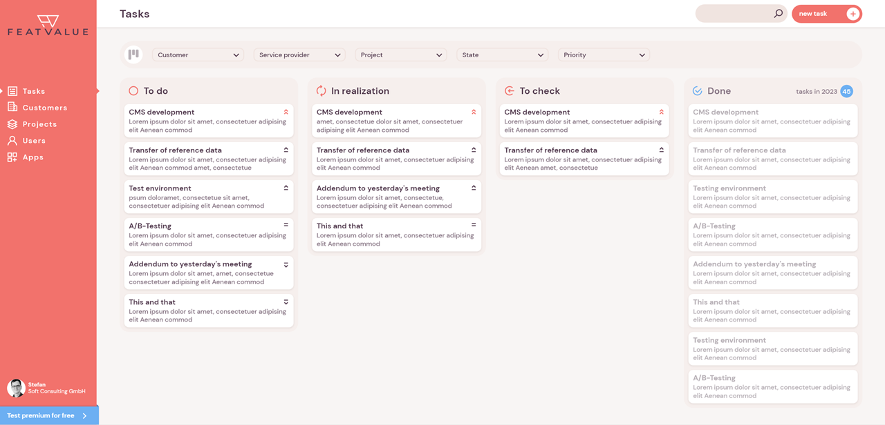 FeatValue | a coding project